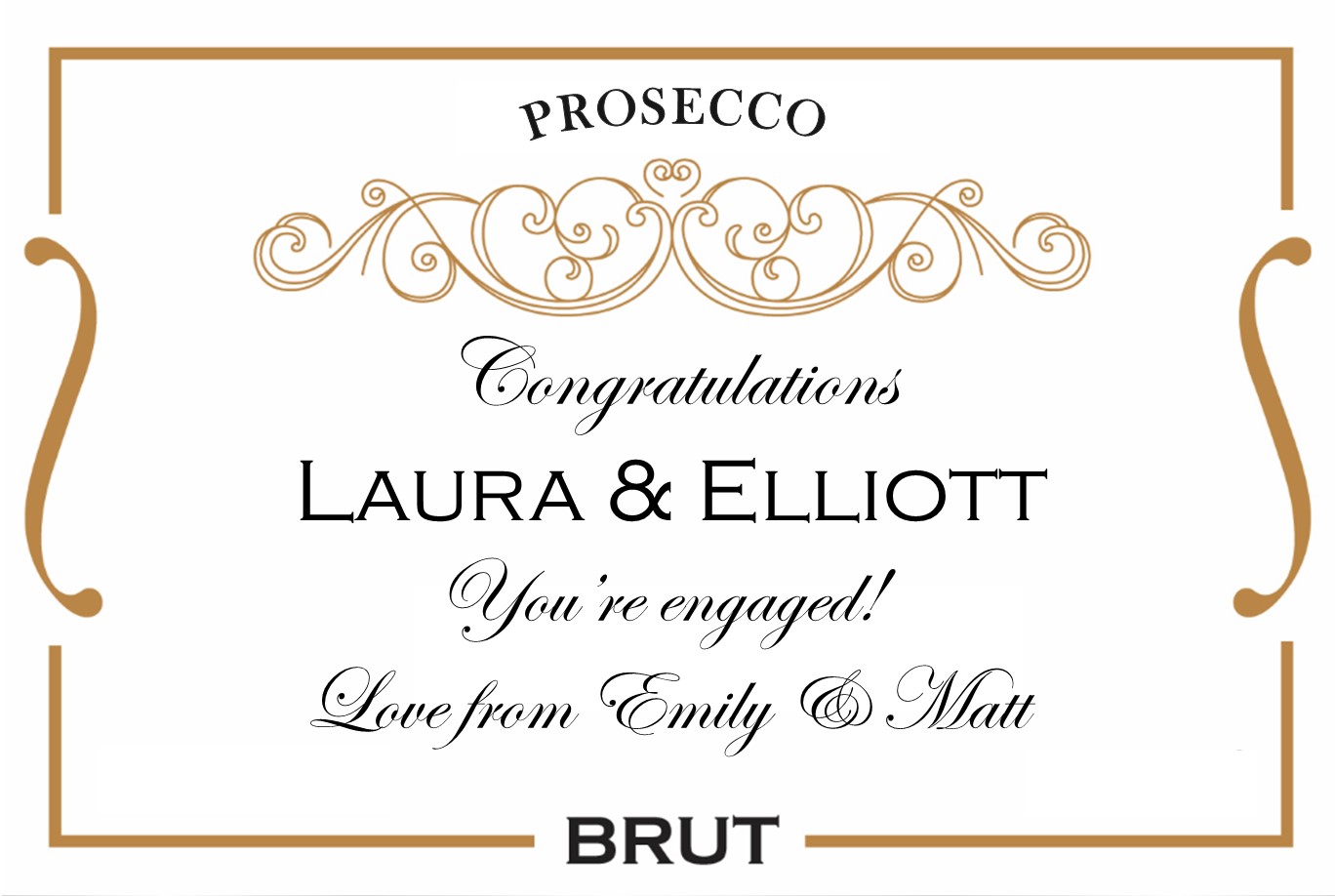 Prosecco Congratulations
